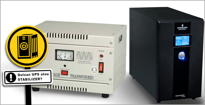 Cara Memasang UPS dan Stabilizer Secara Bersamaan ke Komputer